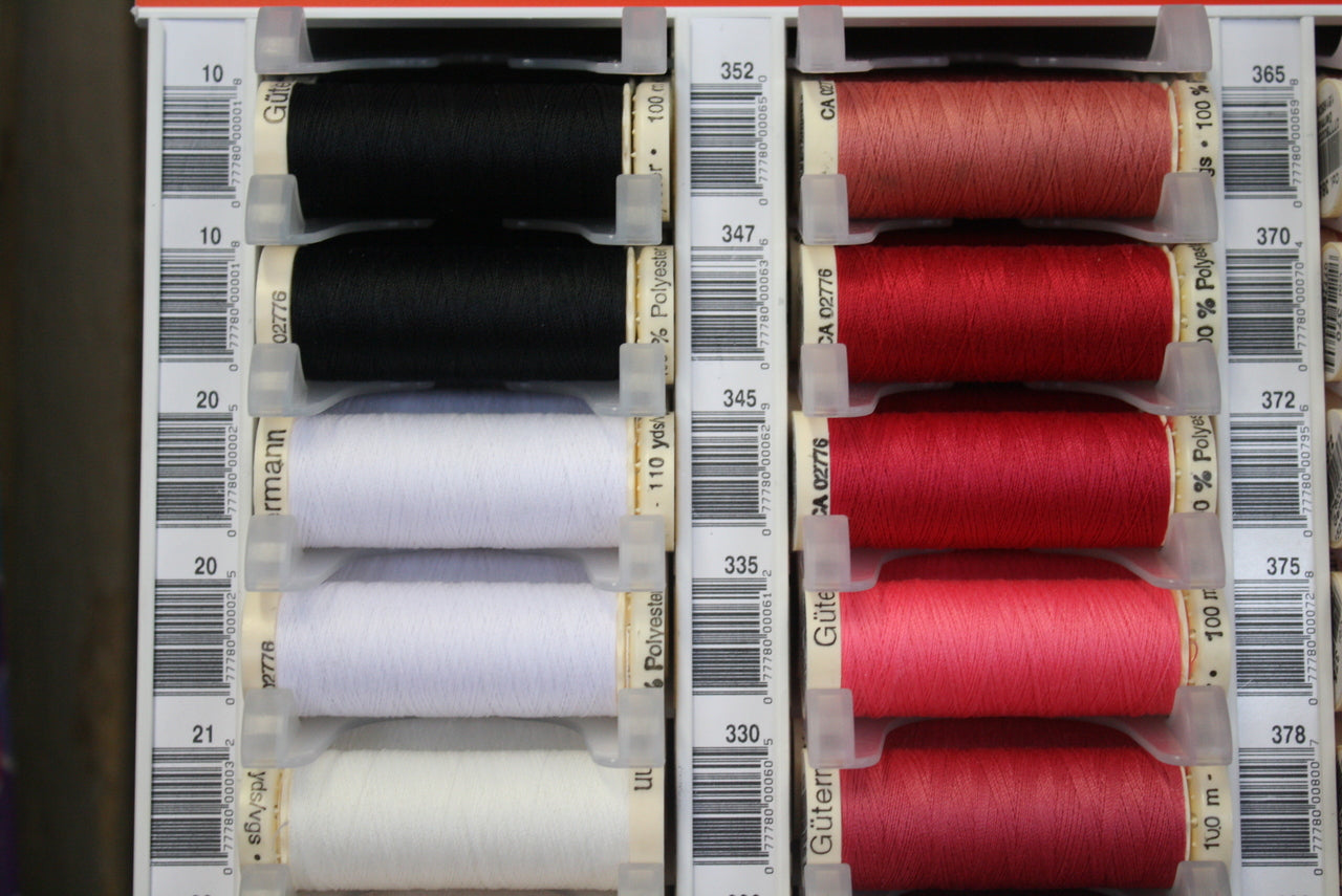 Raspberry #345 Polyester Thread - 100m – Funky Monkey Fabrics