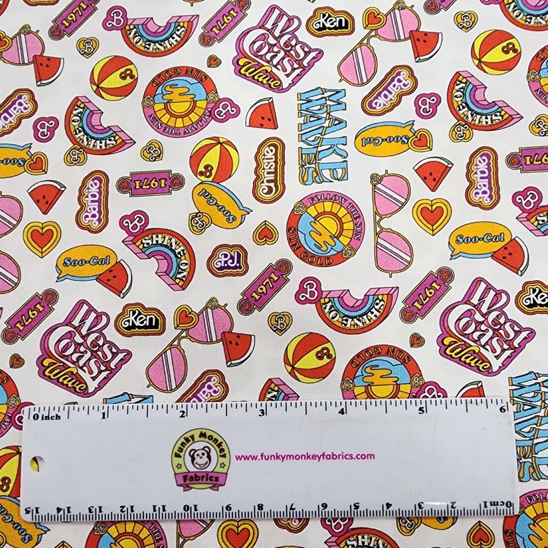 Barbie & Ken – Funky Monkey Fabrics