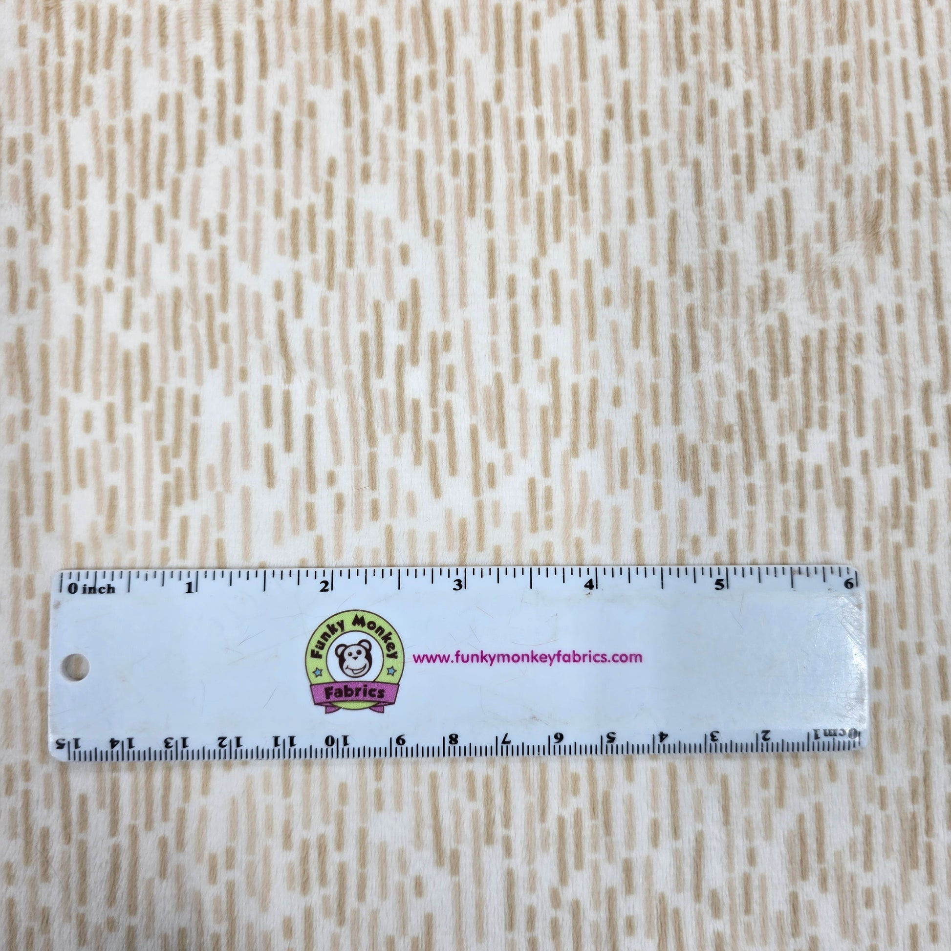 90" Dash Sand - Shannon Fabrics Cuddle Minky – Funky Monkey Fabrics