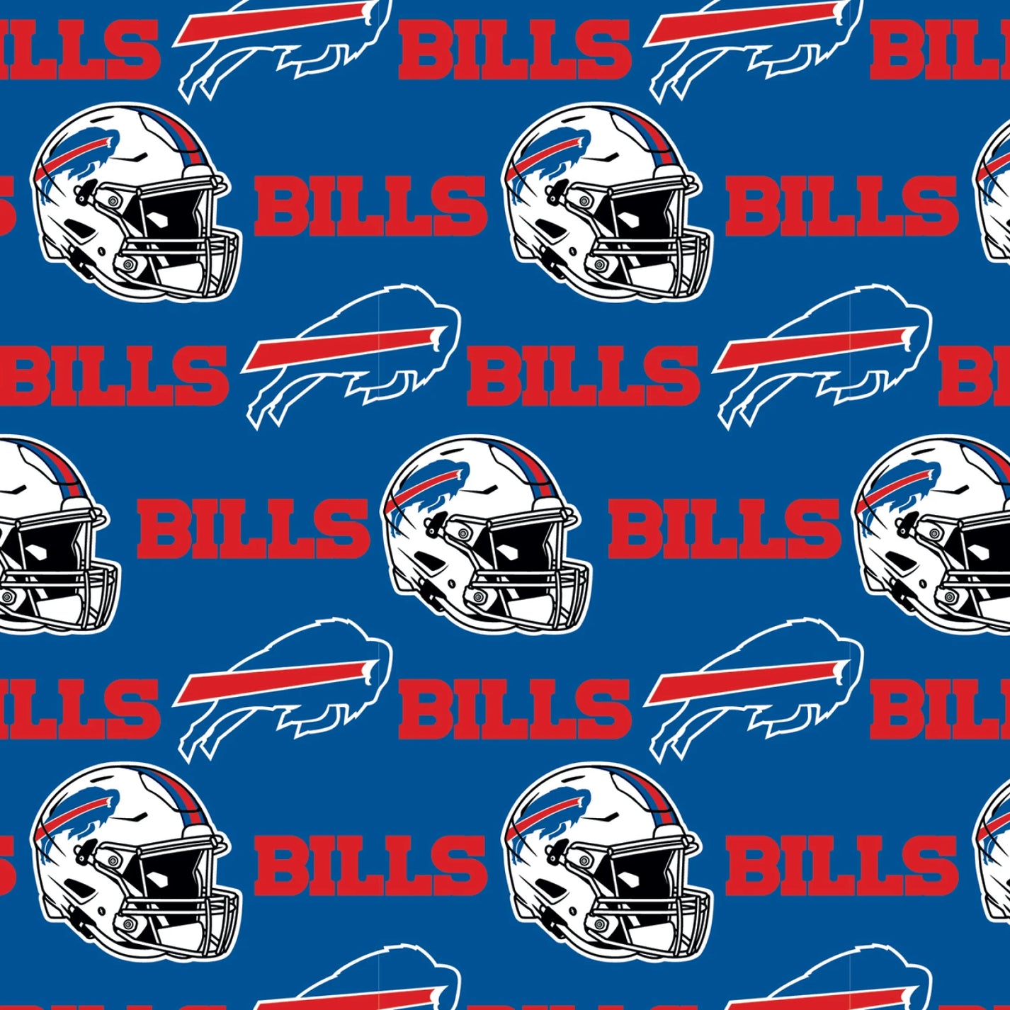 NFL 60" Buffalo Bills - Fabric Traditions Cotton – Funky Monkey Fabrics