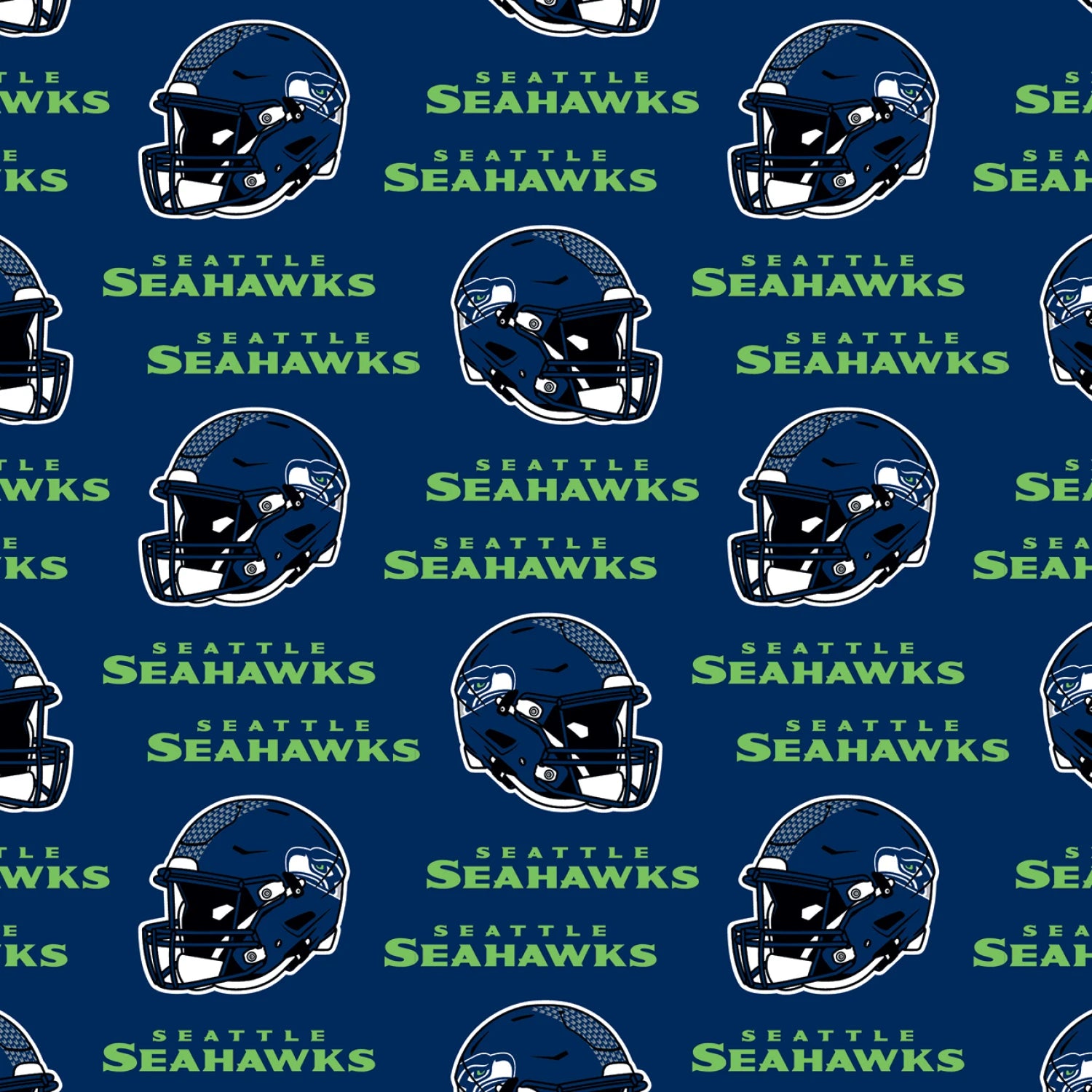 Wide NFL Seattle Seahawks - Fabric Traditions Cotton – Funky Monkey Fabrics
