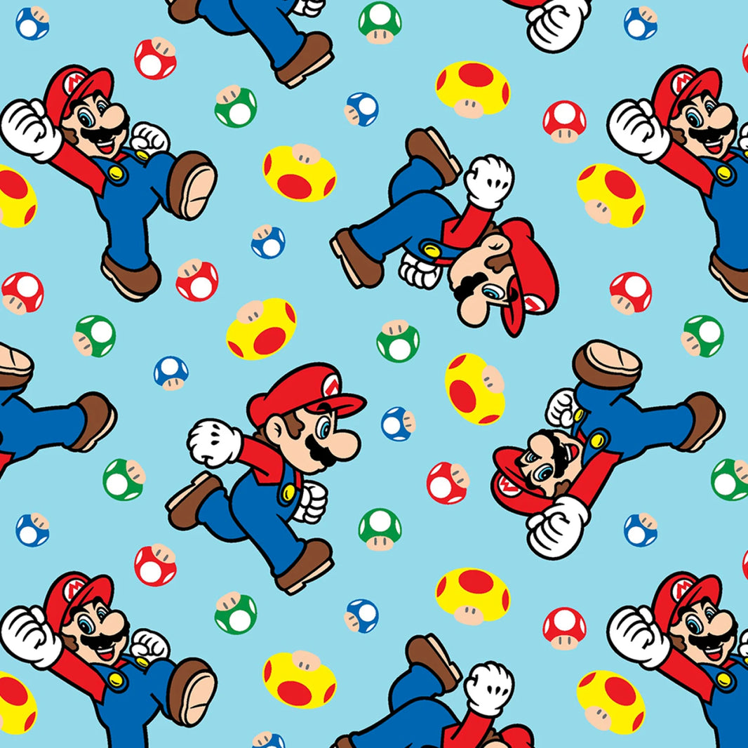 Mario and Friends – Funky Monkey Fabrics