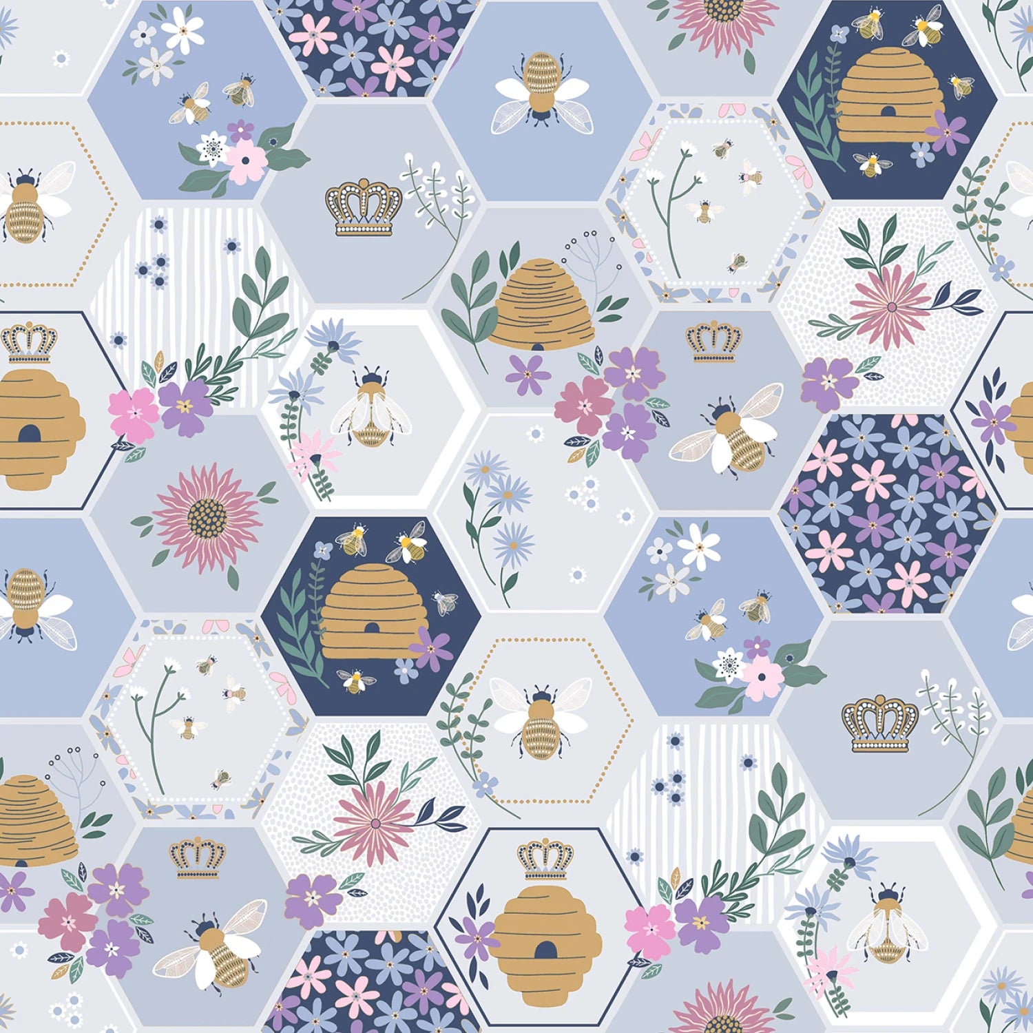 Multi Pollen My Weight - To Bee or Not to Bee - Dear Stella Cotton ...