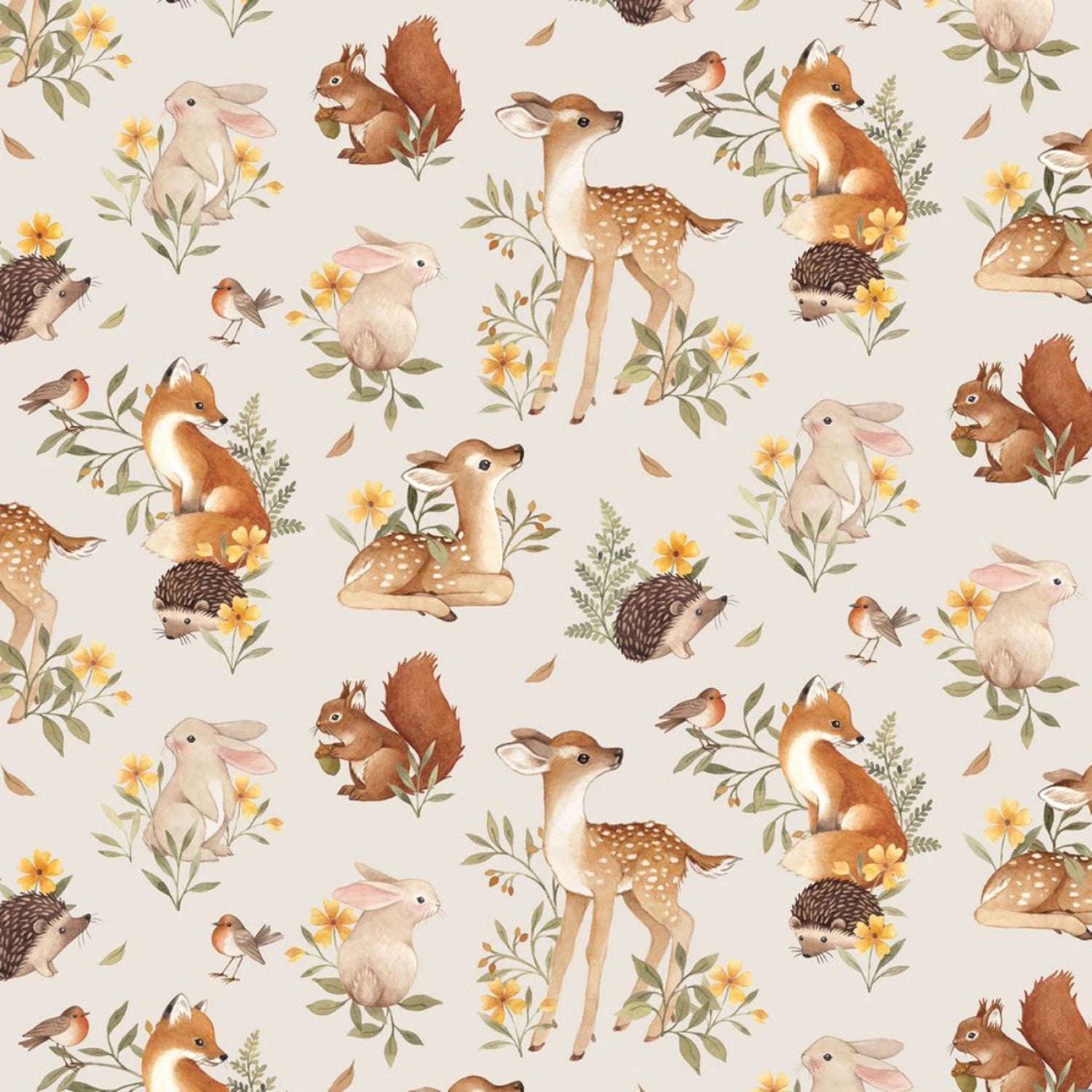 Taupe Fawn'D of You - Dear Stella Minky – Funky Monkey Fabrics
